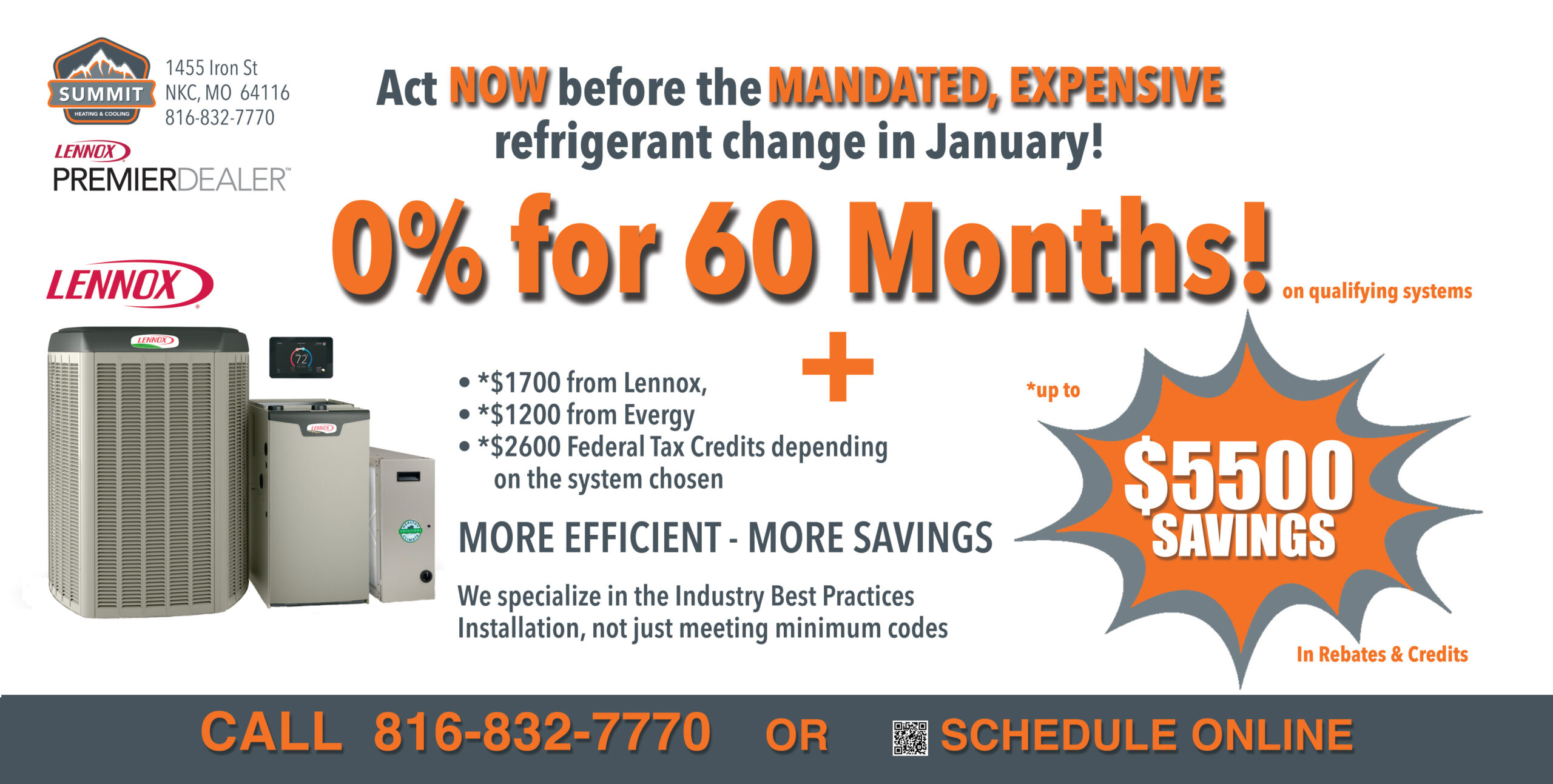 HVAC Specials & Rebates | Summit Heating & Cooling